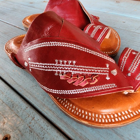 Camel Threads | Shoes | Saudi Madas Sandals Unisex M 9 W 1 Red Maroon ...